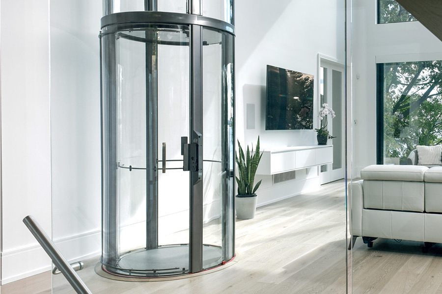 Homelift Vuelift Mini | Panoramic Glass Elevator | Garaventa Lift Switzerland